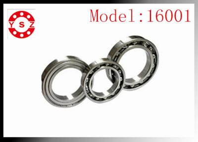 China Stainless Steel Ball Bearings 16001 High Speed Low Noise Bearings for sale