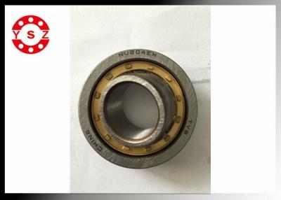 China Brass Cage Bearings NU204EM With Cylindrical Rollers One Year Warranty for sale