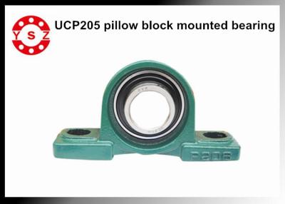 China Heavy Duty Pillow Block Mounted Bearings UCP205 Long Working Life for sale