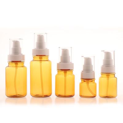 China OEM Amber emulsion lotion serum glass bottle 20ml 30ml 50ml 100ml for sale