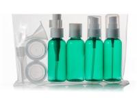 China 6 Pcs 50 Ml Long Travel Bottle Set Leak Resistant Dust Proof Easy To Carry for sale