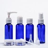 China 6 Pcs 50 Ml Long Travel Bottle Set Leak Resistant Dust Proof Easy To Carry for sale