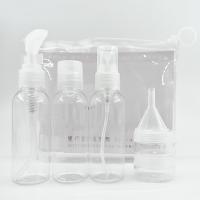 China Reusable Toiletry Bottle Set For Girls , Liquid Shampoo Bottle Travel Kit for sale