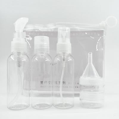 China Reusable Toiletry Bottle Set For Girls , Liquid Shampoo Bottle Travel Kit for sale