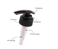 China 28/410 Non-spill Liquid Soap Dispenser Shampoo Bottle Sprayer Plastic Lotion Pump for sale