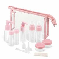 China Clear Mini Travel Set Containers , Skin Care Lotion Travel Size Plastic Bottles for sale