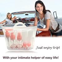 China Clear Mini Travel Set Containers , Skin Care Lotion Travel Size Plastic Bottles for sale
