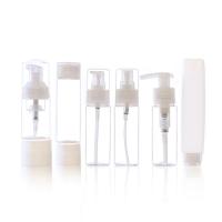 China 8 Pcs Clear Travel Bottle Set PETG Plastic Material With EVA Travel Bag for sale