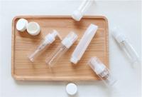 China 8 Pcs Clear Travel Bottle Set PETG Plastic Material With EVA Travel Bag for sale