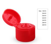 China 18mm Flip Top 0.5g - 5g Plastic Bottle Caps for sale