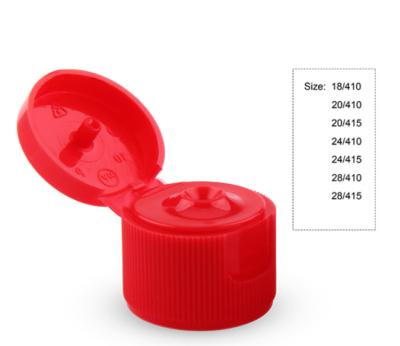 China 18mm Flip Top 0.5g - 5g Plastic Bottle Caps for sale