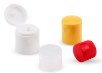 China 18mm Flip Top 0.5g - 5g Plastic Bottle Caps for sale