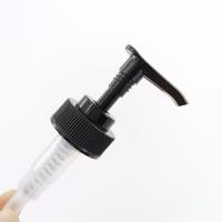 China Cosmetic 28 410 Plastic 0.25ml/T Lotion Bottle Pump Black Soap Dispenser Pump for sale