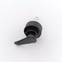 China Cosmetic 28 410 Plastic 0.25ml/T Lotion Bottle Pump Black Soap Dispenser Pump for sale