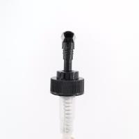 China Cosmetic 28 410 Plastic 0.25ml/T Lotion Bottle Pump Black Soap Dispenser Pump for sale