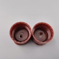 China 4oz PET Smooth Ribbed Plastic Bottle Lids for sale