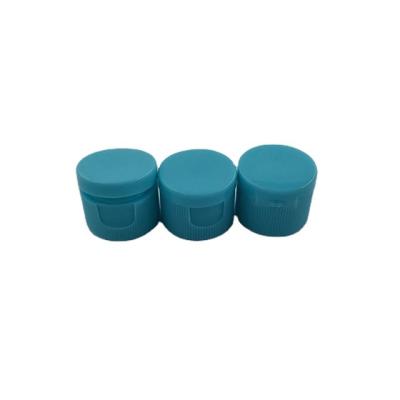 China Disc Ribbed Closure 15ml Plastic Bottle Caps 24/410 for sale