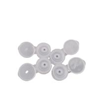 China Round Clear Flip Up 20 / 410 Plastic Bottle Caps for sale