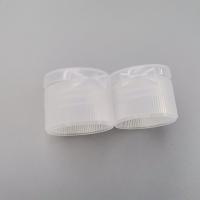 China Round Clear Flip Up 20 / 410 Plastic Bottle Caps for sale
