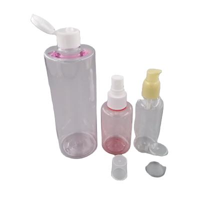 China Leak Resistant PET Travel Bottle Set Custom Colored Convenient To Carry for sale