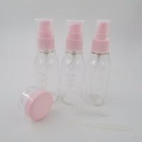 China Recycled Cosmetic 60ml Mini Travel Bottle Set Non Spill With Sprayer for sale