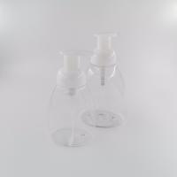 China Clear 250ml 500ml PET Nonspill Pump Dispenser Bottle for sale