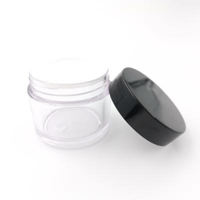 China Transparent Water Resistant 50g Cosmetic Cream Jar for sale