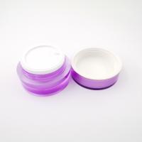 China Round Small Acrylic 15g Capacity Empty Cream Jars for sale