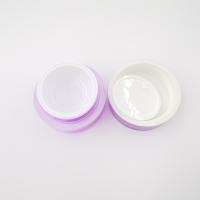China Round Small Acrylic 15g Capacity Empty Cream Jars for sale