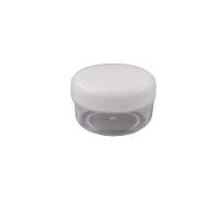 China white 10g ABS Cosmetic Cream Jar For Skin Care Packaging for sale