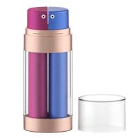 China Empty Body Round Lotion PETG Airless Dispenser Bottles for sale