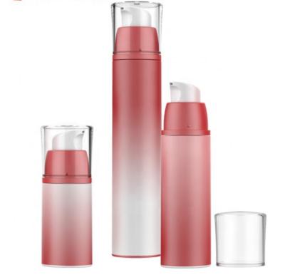 China PP Clear Screen Printing 50ml Cosmetic Airless Pump Bottles for sale
