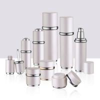 China Silk Screen Printing Pmma Cosmetic Packaging Set With Pp Pump for sale