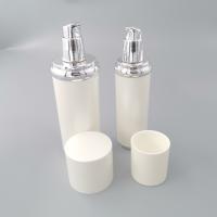 China Silk Screen Printing Pmma Cosmetic Packaging Set With Pp Pump for sale