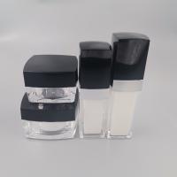 China Acrylic Airless Cosmetic Pump Bottle 15ml 30ml 50ml 100ml for sale