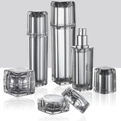 China Screen Printing Acrylic Plastic Cosmetic Packaging for sale