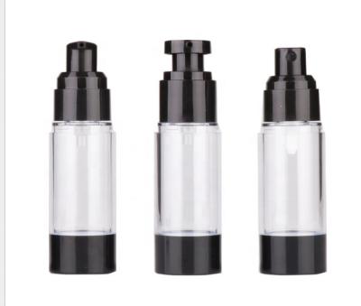 China Screen Printing Airless Skin Care Pump Bottle 15ml 30ml 50ml for sale