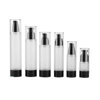 China Screen Printing Airless Skin Care Pump Bottle 15ml 30ml 50ml for sale