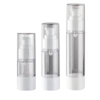 China 15ml 30ml 50ml Non Spill AS Airless Serum Pump Bottles for sale