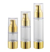 China 15ml 30ml 50ml Non Spill AS Airless Serum Pump Bottles for sale