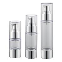 China 15ml 30ml 50ml Non Spill AS Airless Serum Pump Bottles for sale