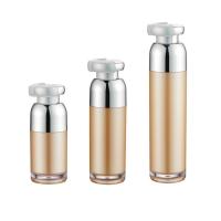 China Screen Printing Round Cosmetic Airless Pump Bottles for sale