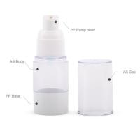 China 15ml 30ml 50ml Plastic Airless Bottle For Cosmetic Packaging for sale