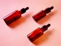 China OEM 30ml Amber Essential Oil Glass Bottle With Glass Dropper for sale