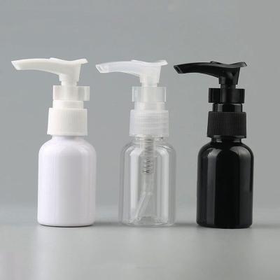 China PET Cosmetic Lotion Pump Bottle With Clip Lock for sale