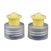 China Push Pull Screw 28/400 Plastic Bottle Caps For Dishwashing Liquid Regular Bottle for sale