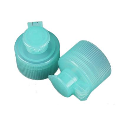 China Non Spill Double Layer 24/410 24/415 Flip Top Bottle Caps for sale