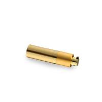 China Cylinder Golden 8ML 30ML Cosmetic Airless Pump Bottle For Cream Lotion for sale