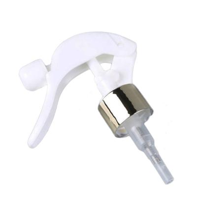 China Aluminum Matte Silver 24/410 Trigger Dispenser With Lock Button for sale
