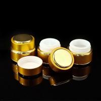 China Double Wall Metal Aluminum 80g Cosmetic Cream Jar Packaging Non Spill for sale